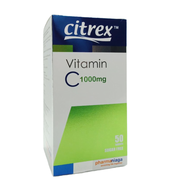 CITREX VITAMIN C 1000MG SUGAR FREE 50's - OURCARE